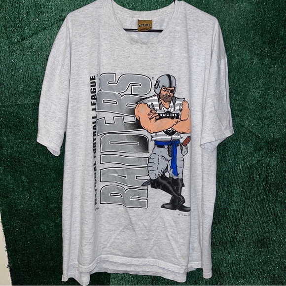 Vintage | Shirts | Vintage 9s Los Angeles Raiders Outlaw Nutmeg Shirt ...